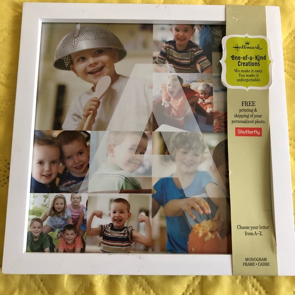 Hallmark | Accents | Hallmark Monogram Framecarde A One Of A Kind ...